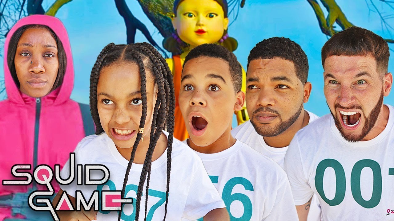 Playing SQUID GAME in REAL LIFE (Part 2) - YouTube