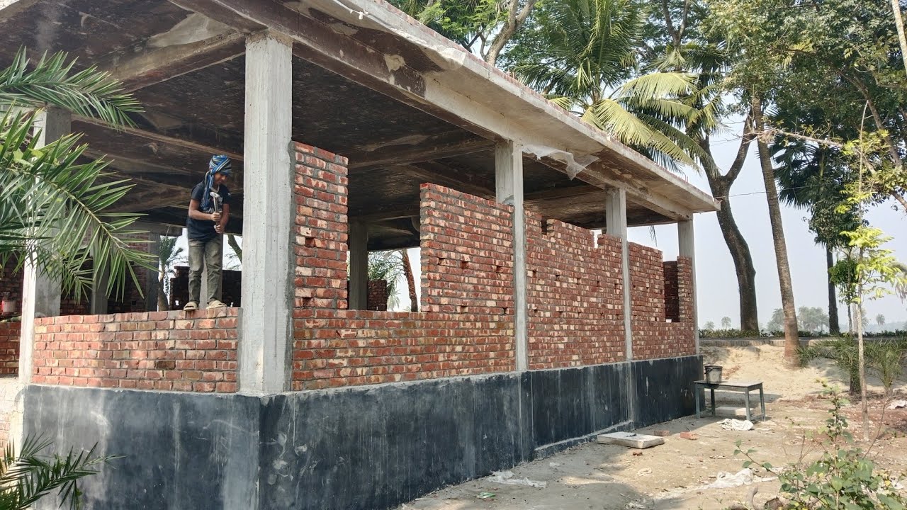 কাম খরচে দুই তলা ফাউন্ডেশন দিয়ে। ৪ বেডরুমের এক তলা বাড়ির ডিজাইন ...