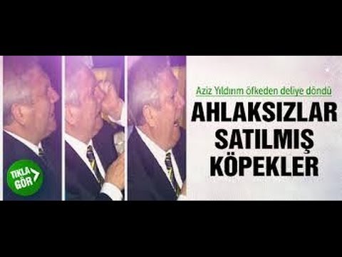 Aziz Yıldırım ÇILDIRDI. \