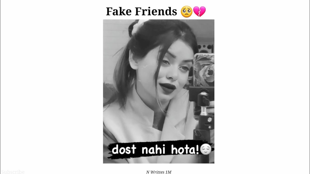 Fake friends whatsapp status | Fake Friends status | Matlabi dost ...