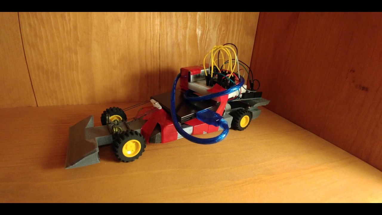 Microcontroller-powered car project - YouTube
