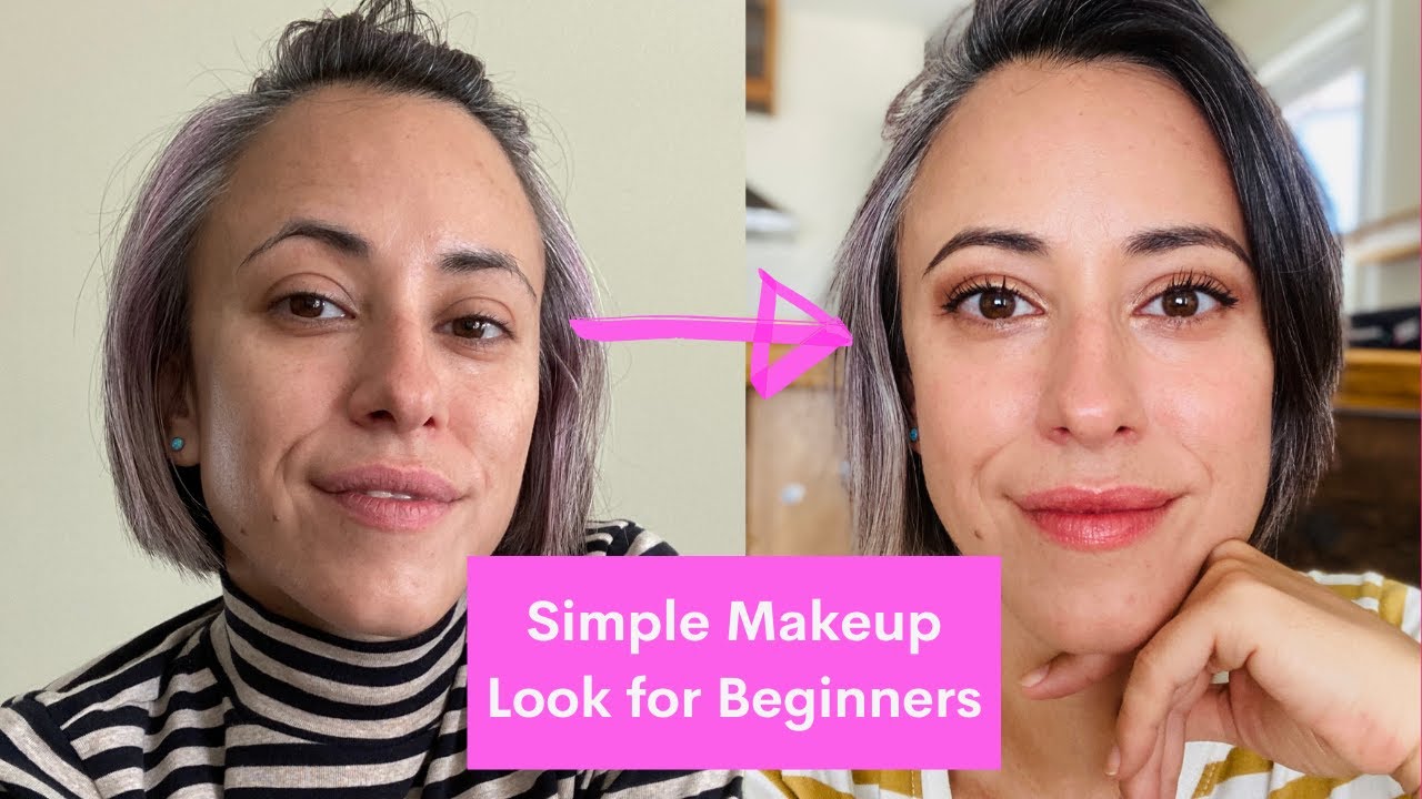 Simple Fresh Everyday Makeup Look for Beginners - YouTube
