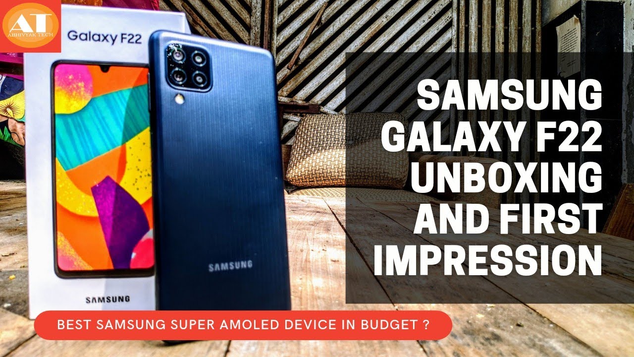 SAMSUNG GALAXY F22 UNBOXING AND FIRST IMPRESSION | BEST BUDGET AMOLED ...