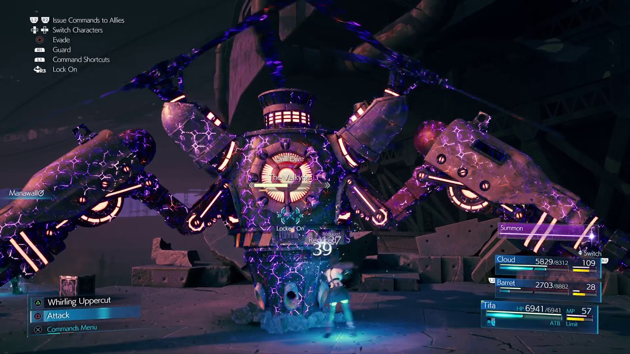 FINAL FANTASY VII REMAKE: Staggering Wind Spirit Siphon - YouTube