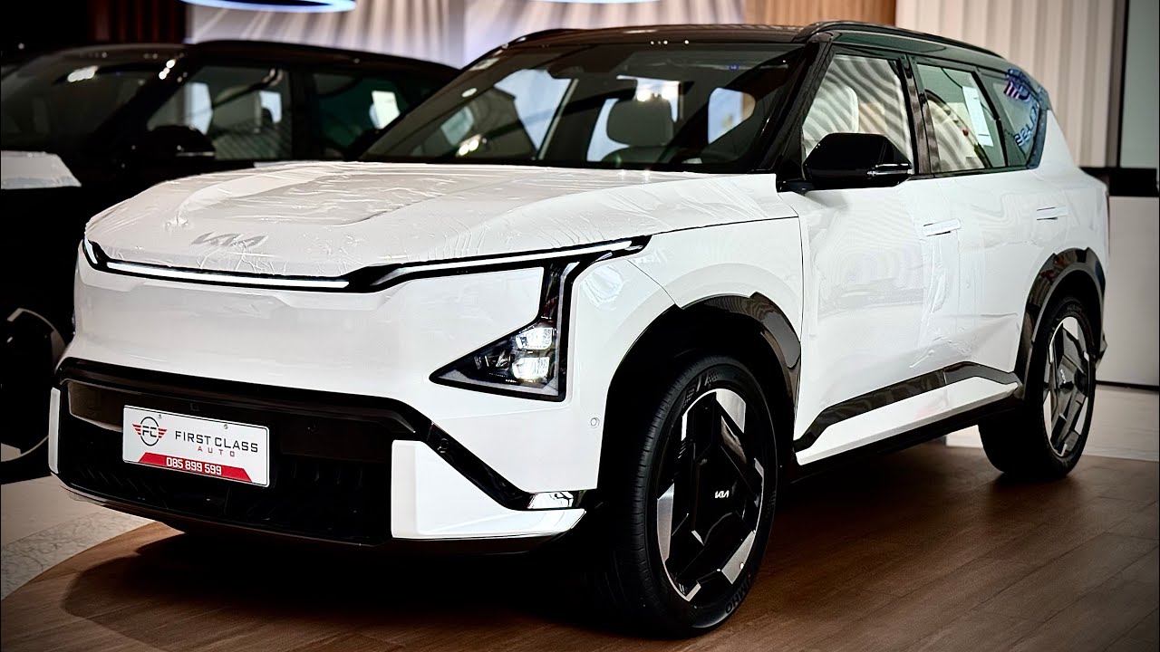 New 2025 KIA EV5 GT-LINE - Best EV SUV (Snow White Pearl & Black) - YouTube