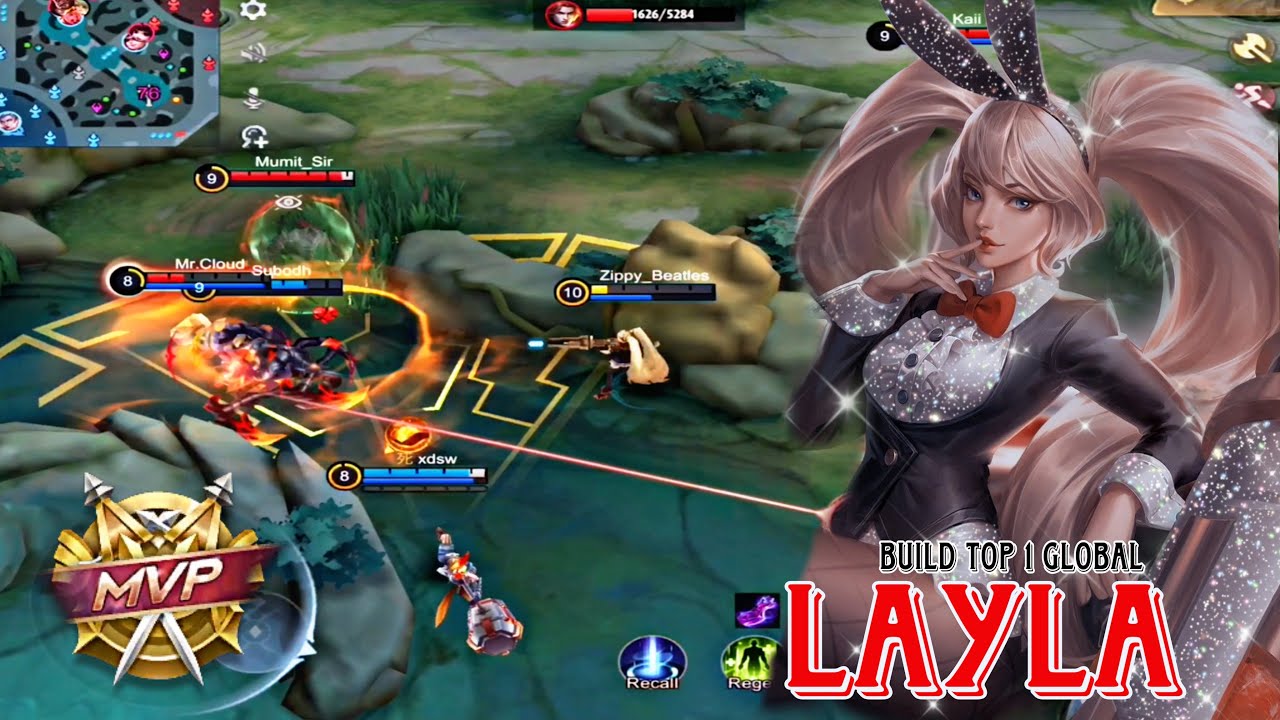 Layla Queen of MM | Build Top 1 Global Layla | Revamp Emblems 🔥|~MLBB ...
