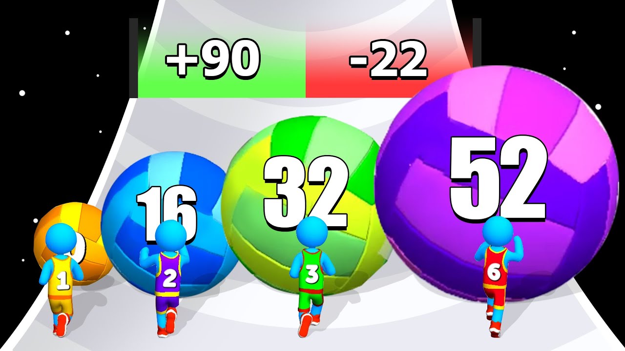 SHOOT BALLS RUN: Level Up Balls, Number Games (Max Level) - YouTube
