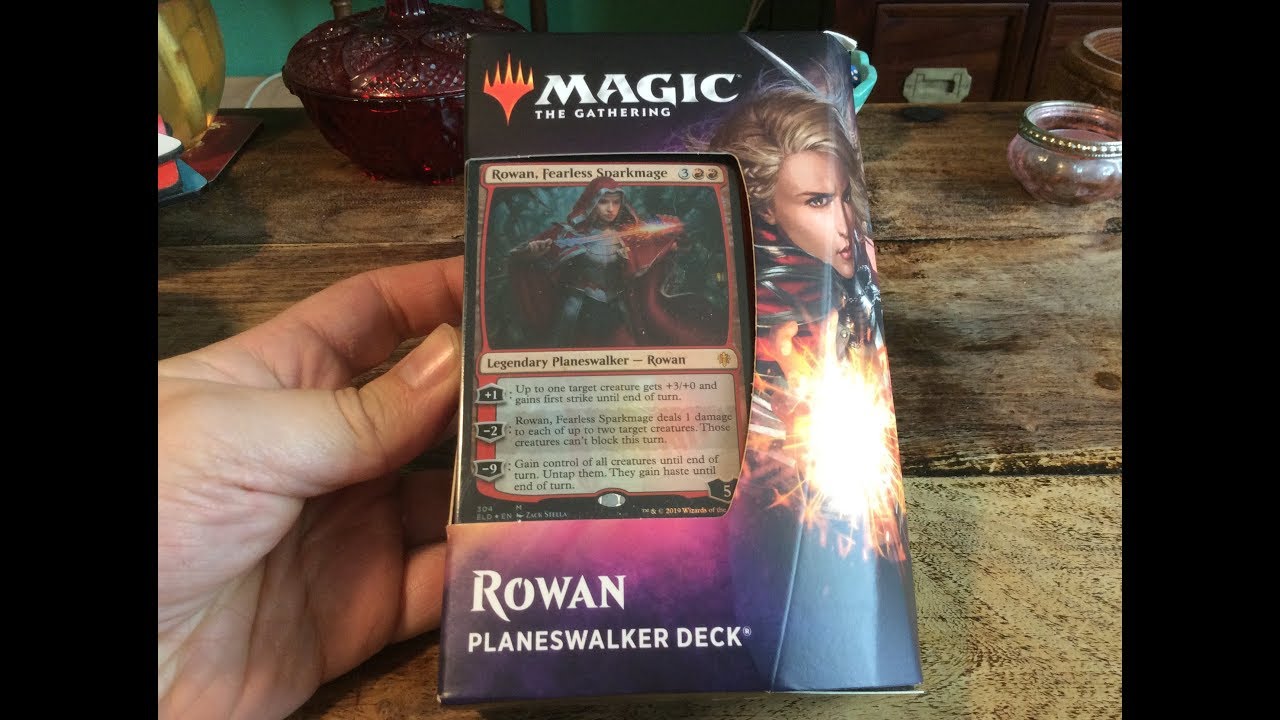 MTG Rowan Planeswalker Deck Opening! - YouTube