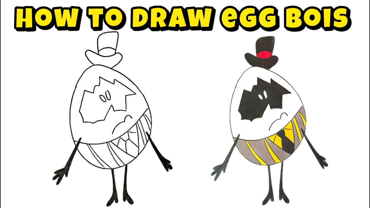How to Draw Minions The Egg Boiz from Hazbin Hotel – Step By Step ...
