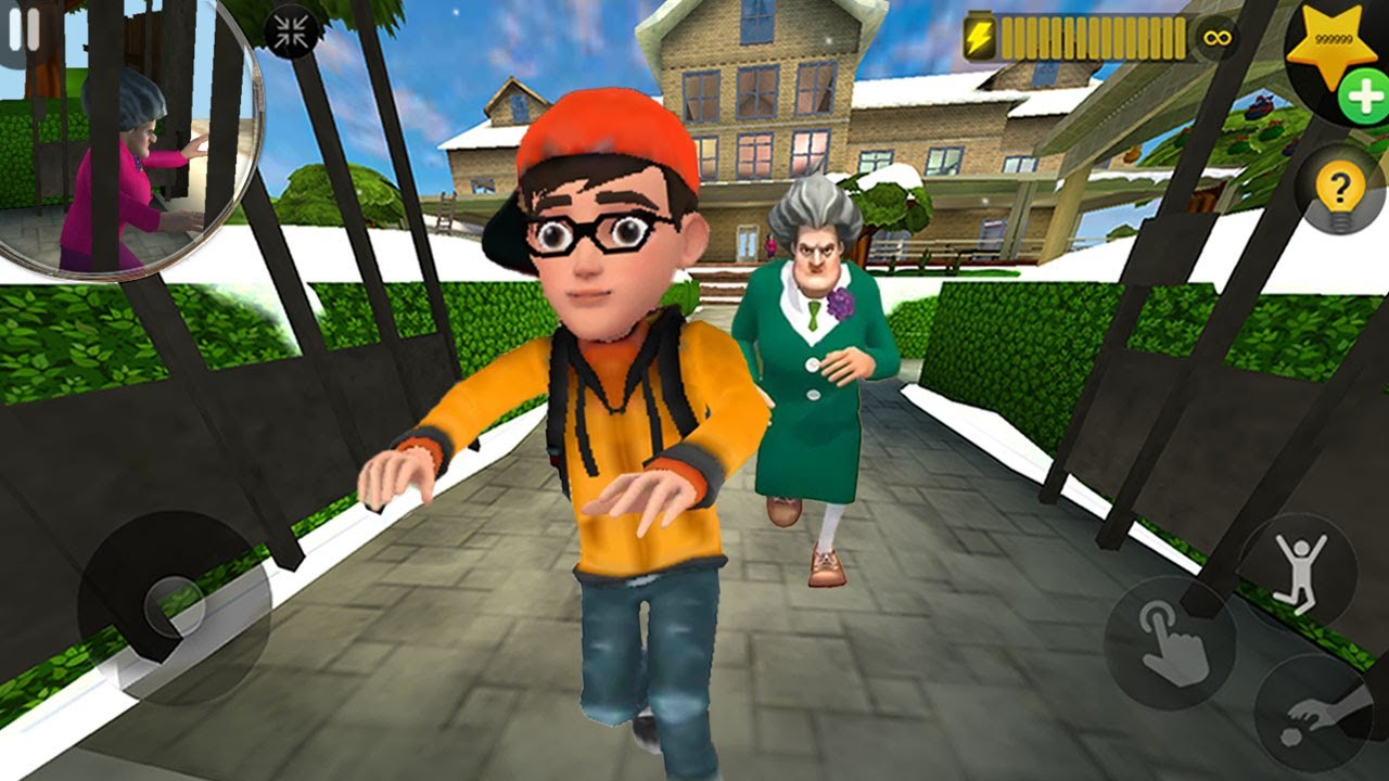 New Chapter Nick in Scary Teacher 3D | Troll Miss T All Day Gameplay ...