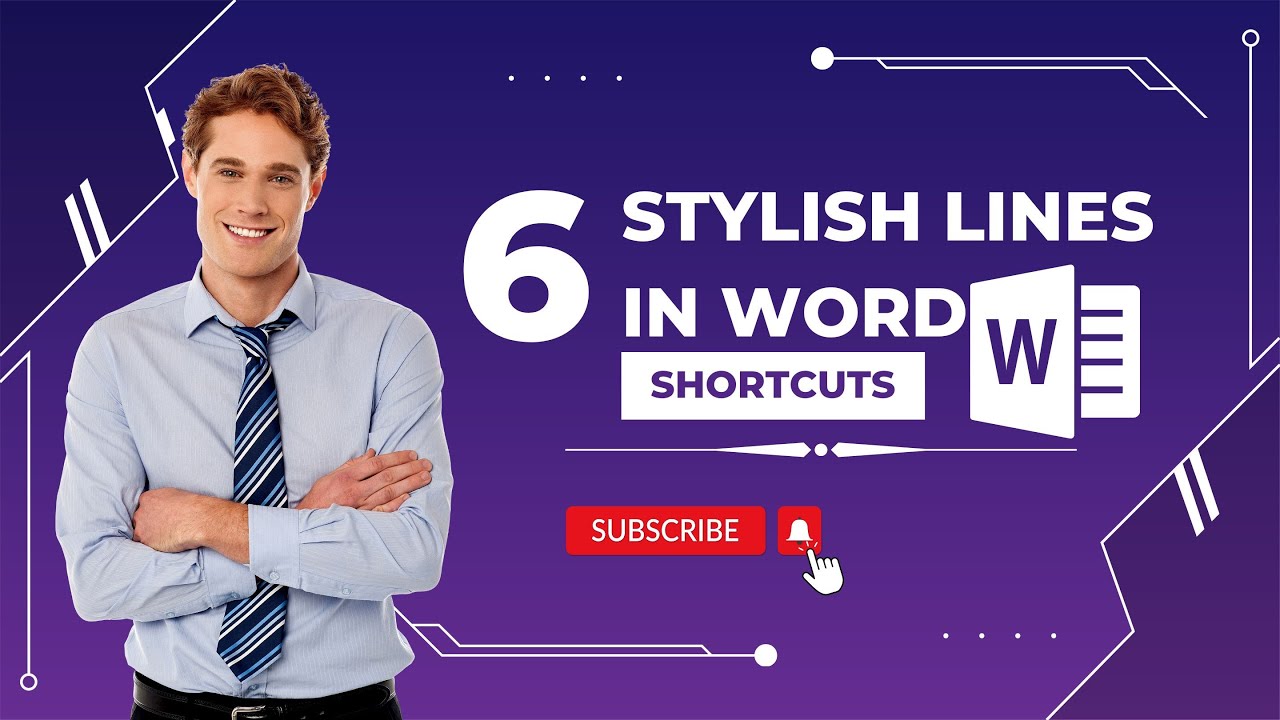 Mastering MS Word: Top Shortcut Keys for Drawing Stylish Lines - YouTube