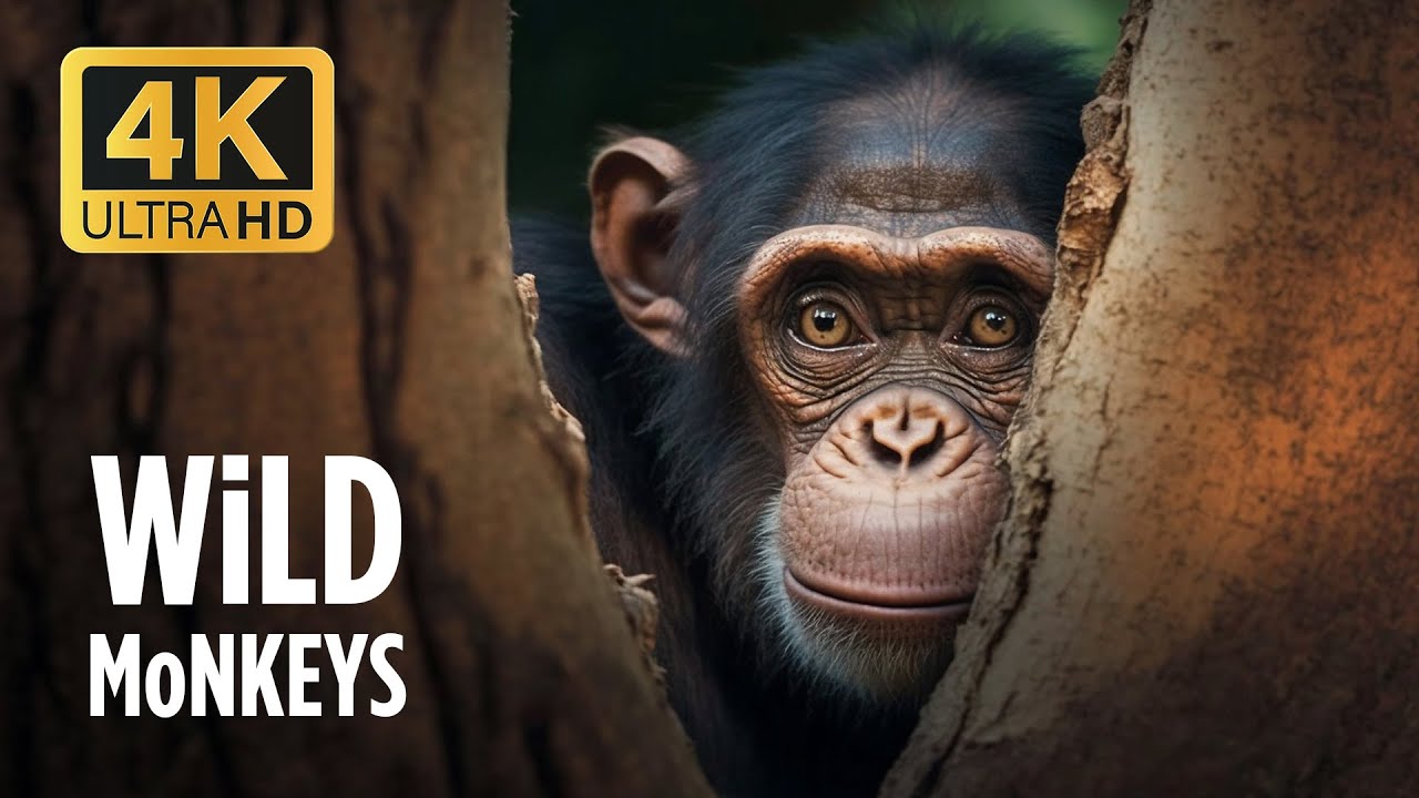 Wild Monkeys in the Jungle Incredible Footage! - YouTube