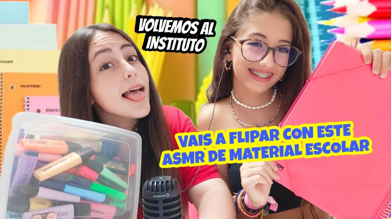 El mejor Asmr de material escolar jamás visto - YouTube