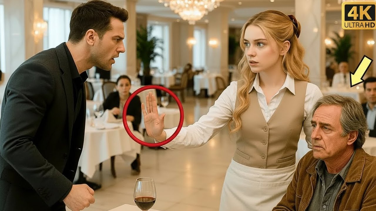 The Waitress Tried to Stop a Fight — Not Knowing the Man She Defended ...
