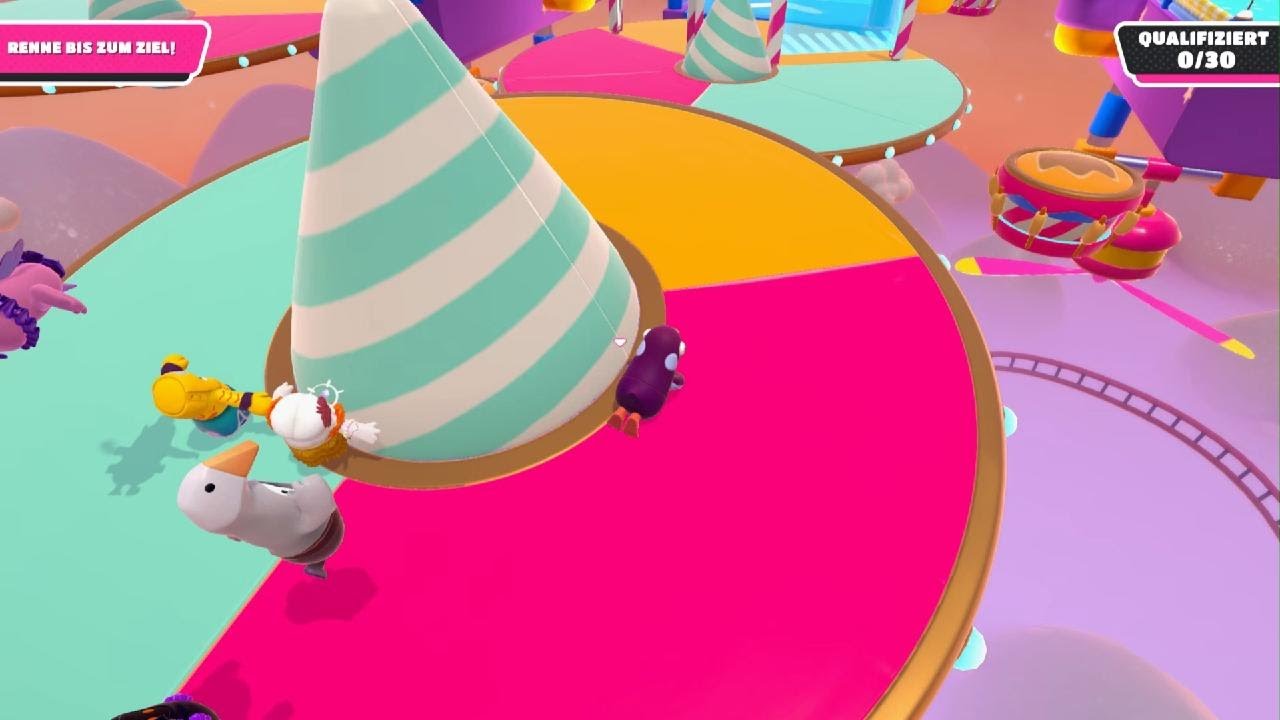 Fall Guys: Penguins climbed Mountain - YouTube