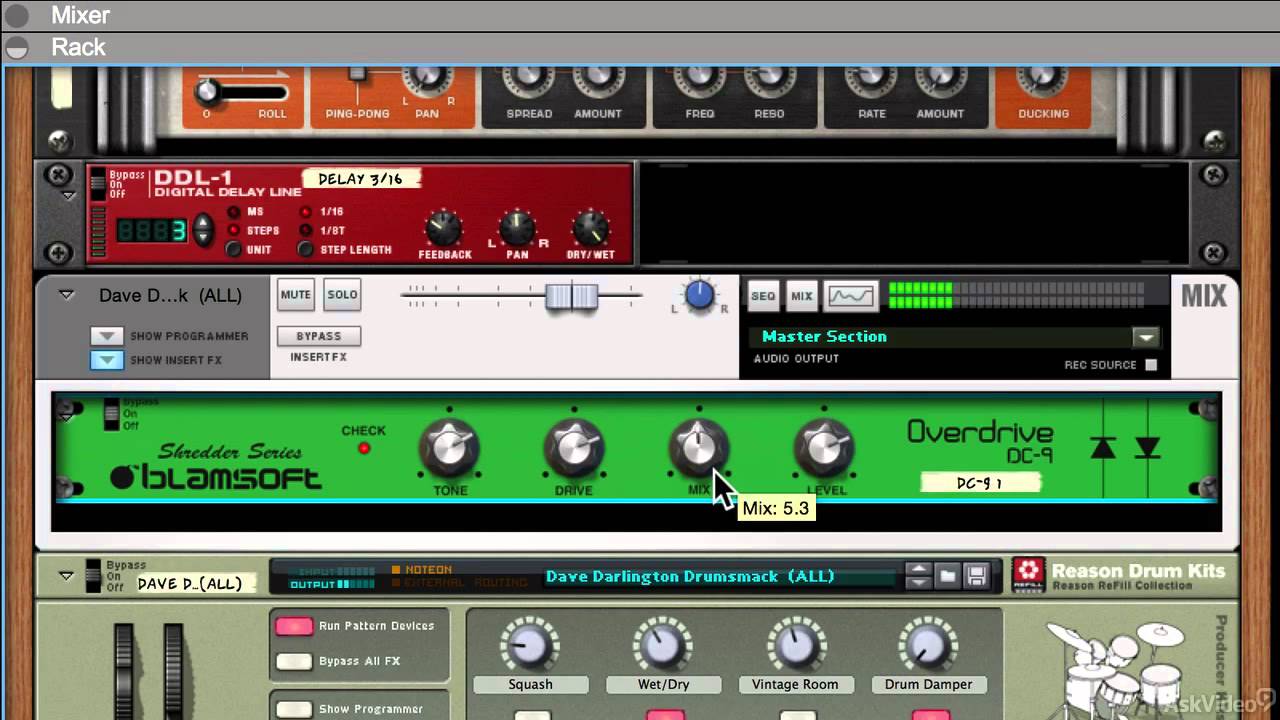 Reason Rack Extensions 101: Backline Rig - Explored - 20. DC9 Overdrive ...