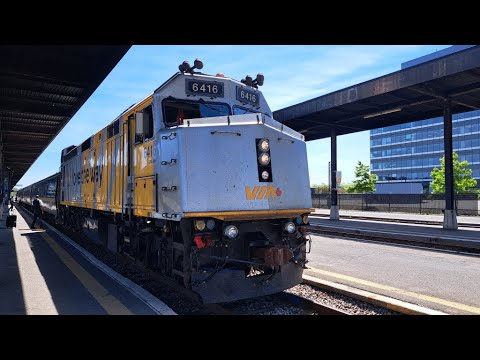 Via Rail Canada Corridor Service Train #53 Ottawa ⇒ Toronto - YouTube