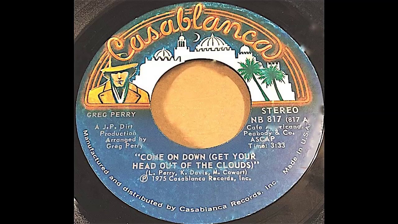 Greg Perry - Come On Down (Get Your Head Out the Clouds) - YouTube
