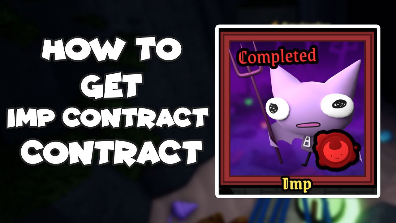 How to get Imp Contract in Tower Heroes | ROBLOX - YouTube