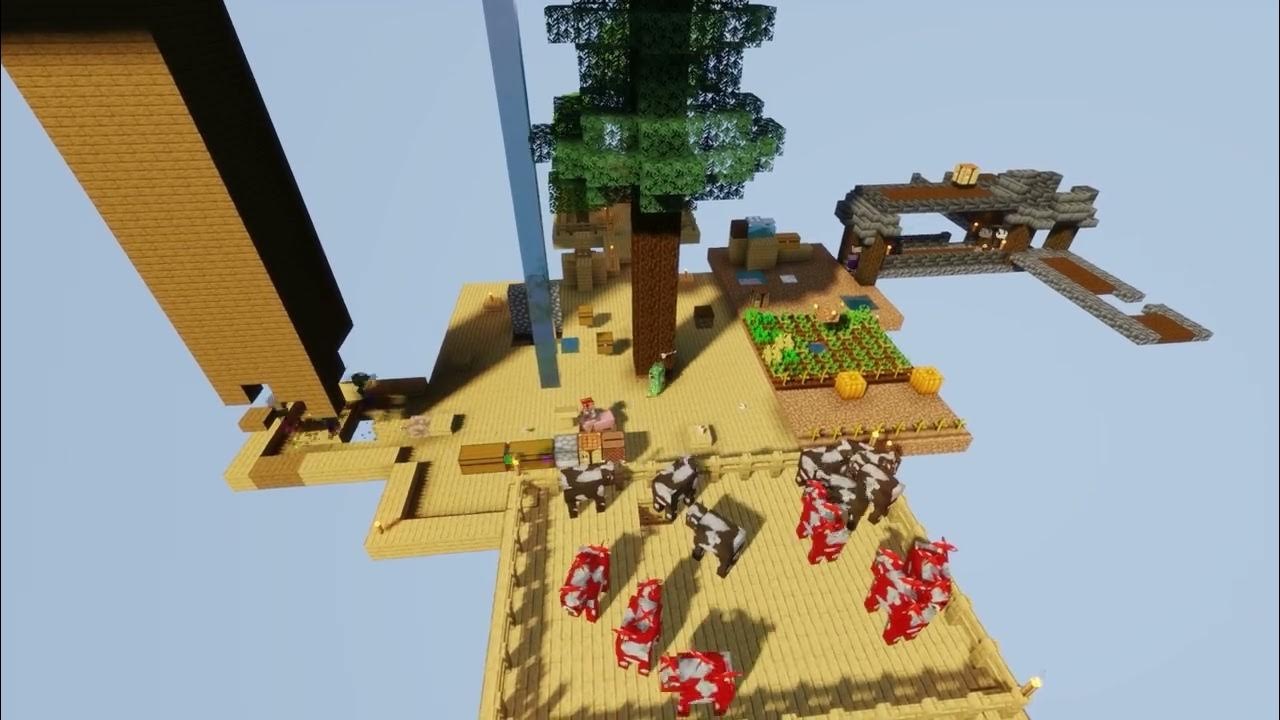 One Block Skyblock Timelapse with frens - YouTube