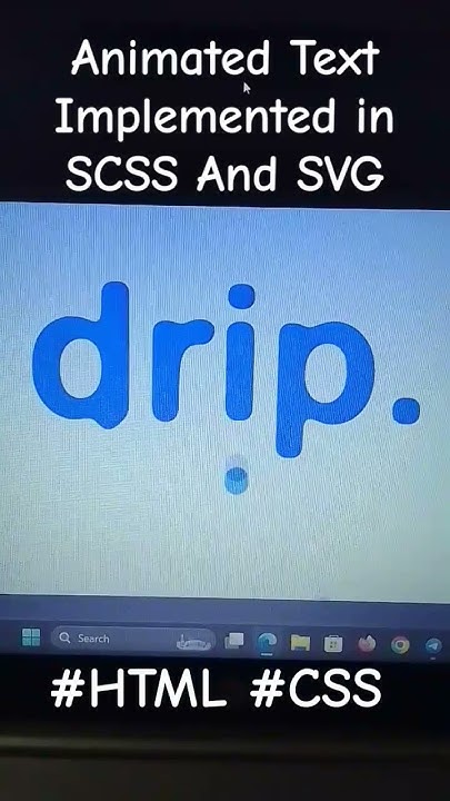 Animated Text Implemented In Scss And Svg Html Computersciencecourse Css Cssanimation