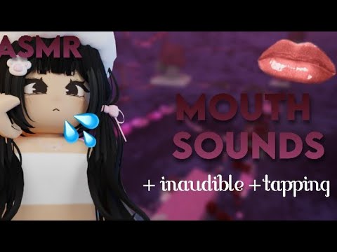ROBLOX ASMR ☆ Relaxing mouth sounds, inaudible and tapping for sleep ...