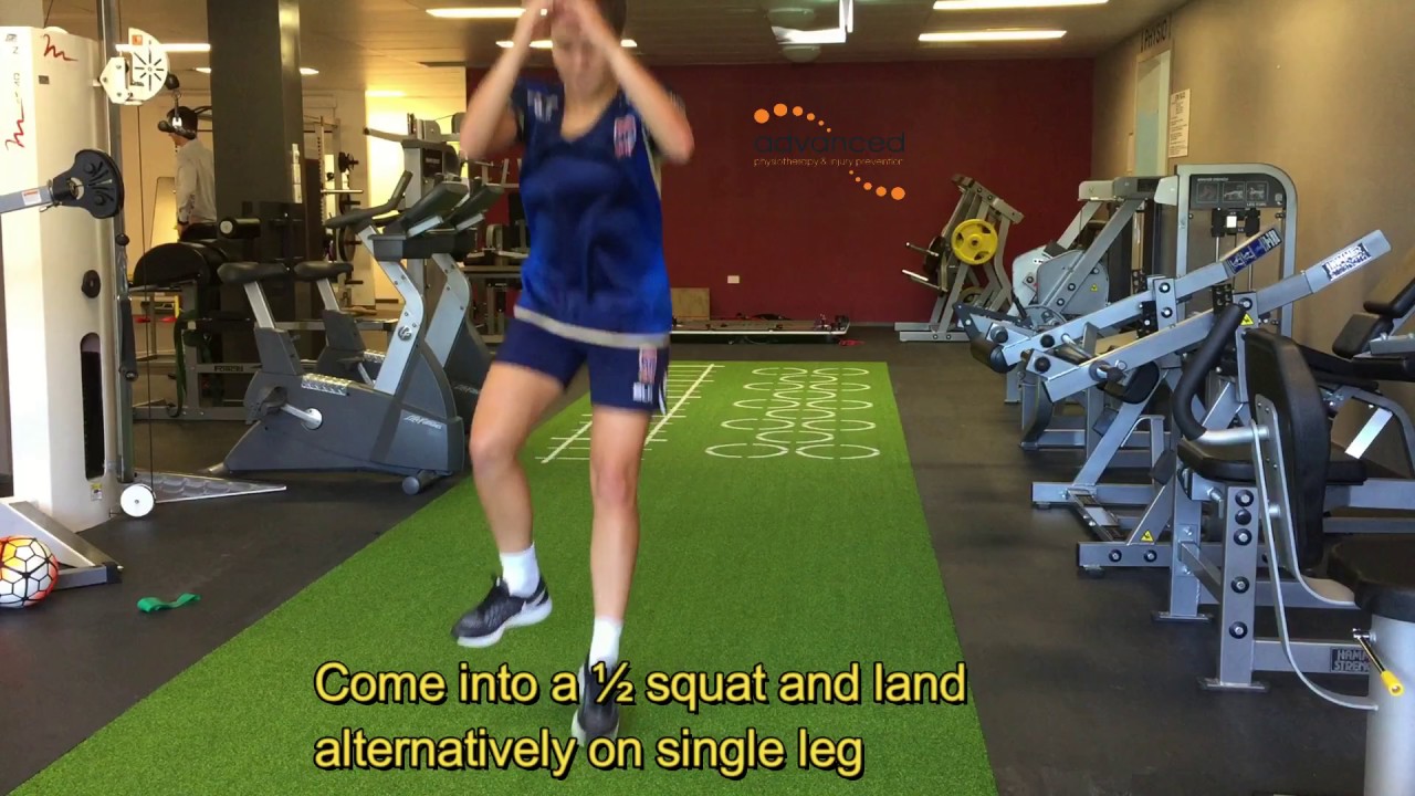 FOOTBALL PREHAB SQUAD JUMPS FORWARD - YouTube