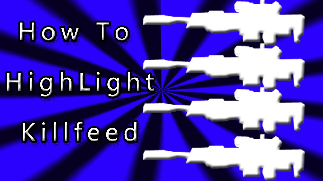 How To Highlight (Glowing) Killfeed In Sony Vegas 10, 11, 12 - YouTube