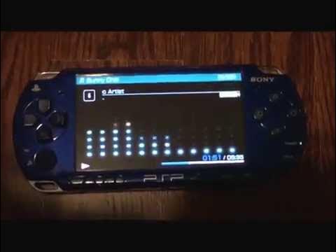 PSP Audio Visualizer run through - YouTube