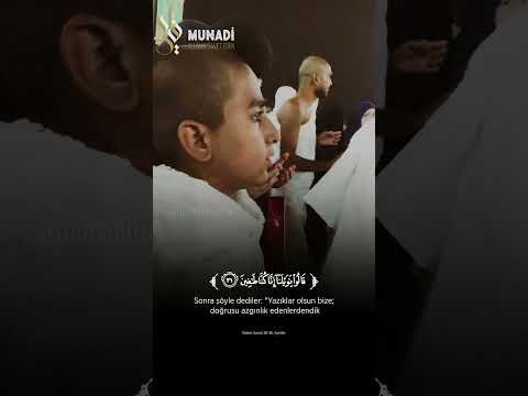 Kabenin dibinde Müthiş bir Tilavet