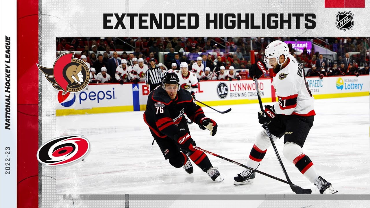 Ottawa Senators vs. Carolina Hurricanes Feb 24, 2023 HIGHLIGHTS - YouTube
