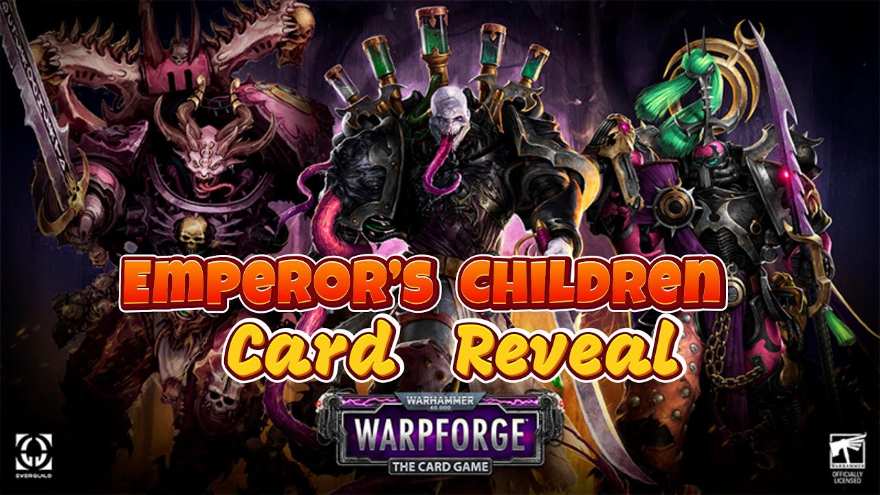 Emperor’s Children New Faction Card Full Reveal Warhammer 40,000 ...