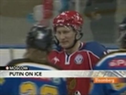 Putin Shows Off Skating Skills With Youth Hockey Team
