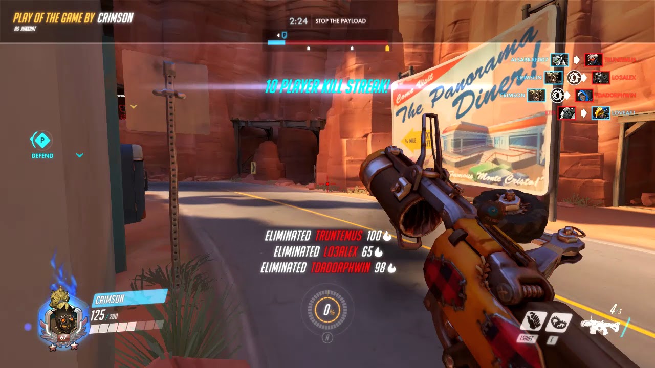 Crimson Overwatch Highlights: Kablowey - YouTube