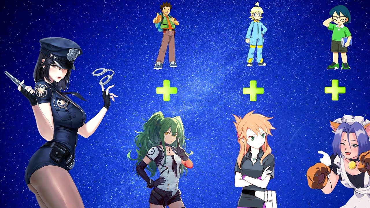 Pokemon all boy in girls version | ash in girl version 🫣 - YouTube