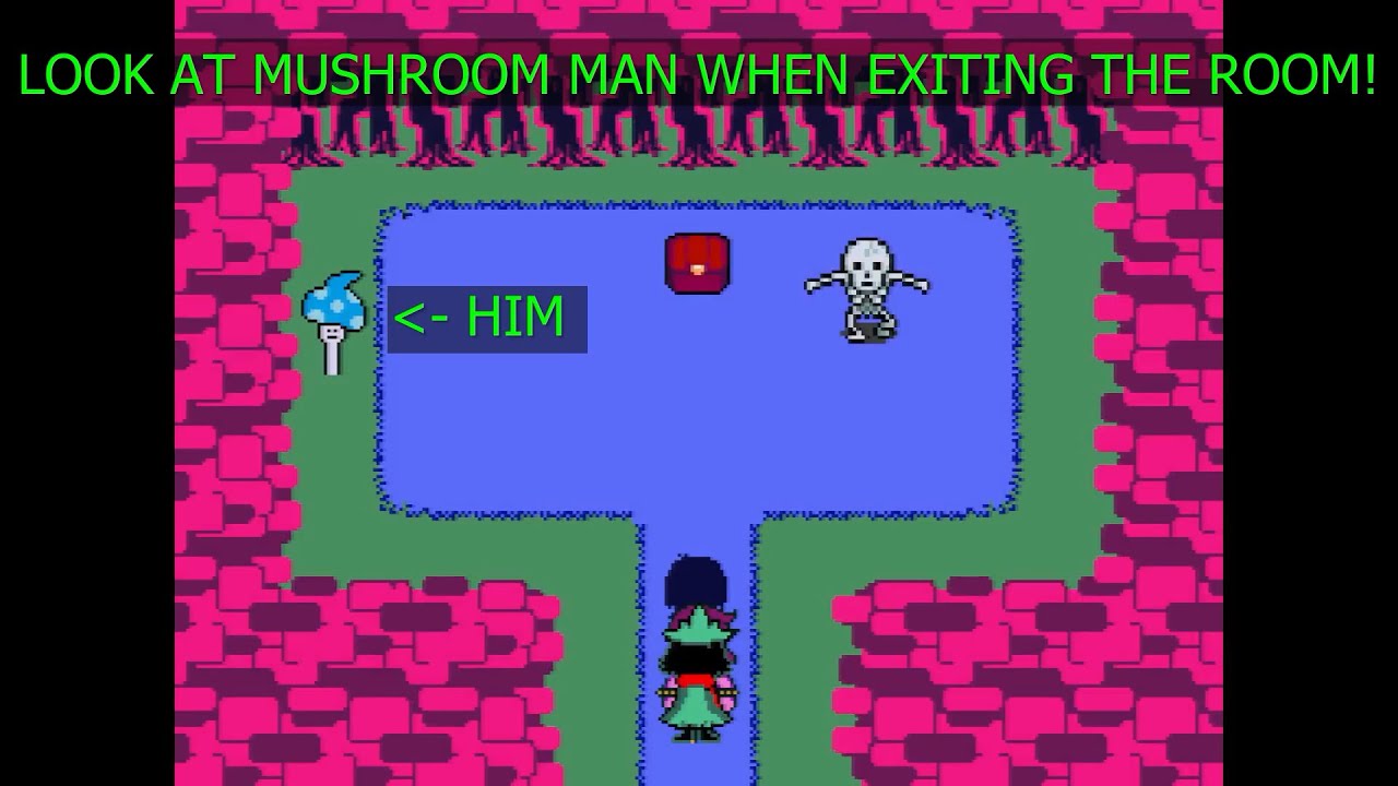 Strange Mushroom Man Detail! - RIBBIT! A Deltarune MOD by TheMaximus ...