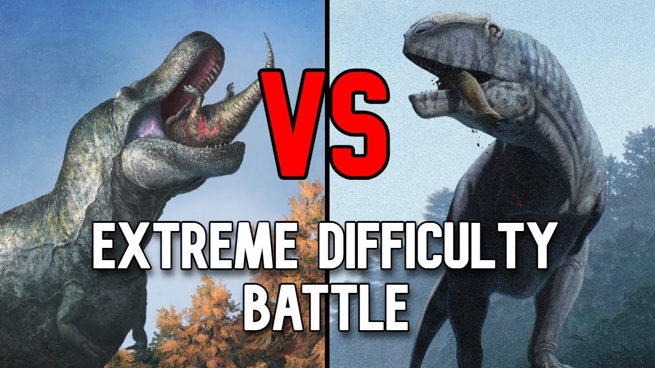 Dinosaurs T Rex Vs Giganotosaurus Spino And T Rex Vs Giga And I Rex By