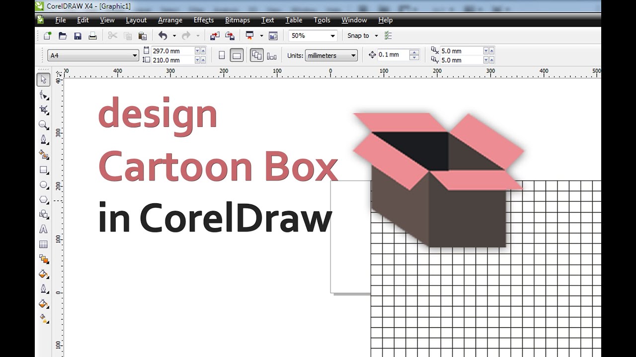 Cartoon Box in CorelDraw - YouTube