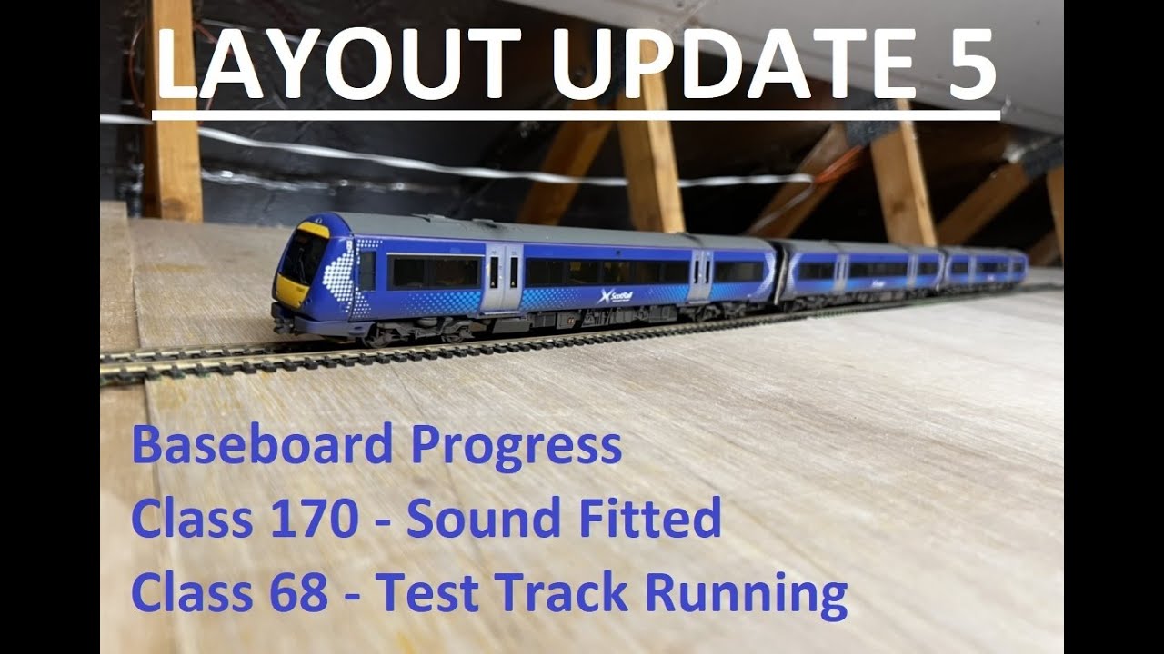 Layout Update 5 | ScotRail Class 170 | ScotRail Class 68 - YouTube