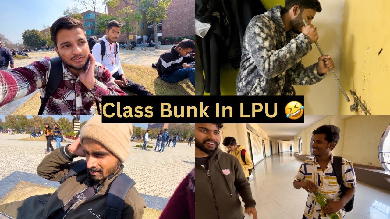 LPU: Class Bunk With Class 😂🤣 | Trip To Manali ️ #lpu - YouTube