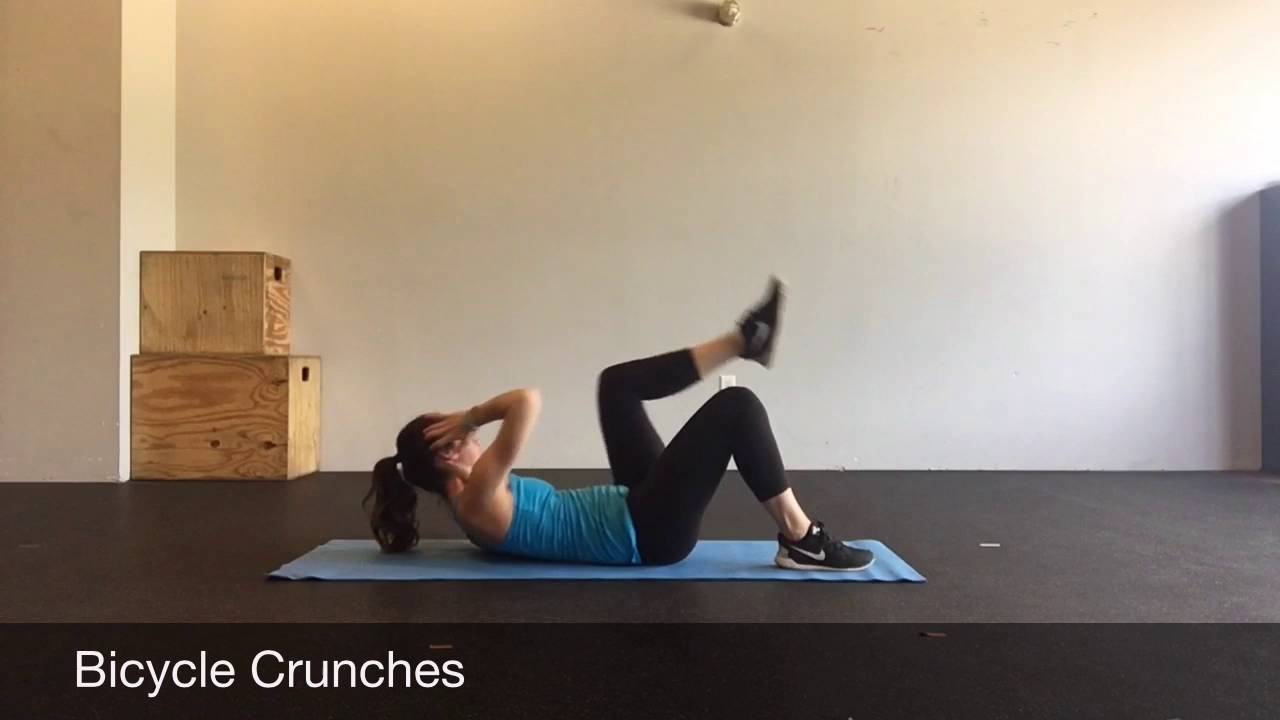 Bicycle Crunches - YouTube