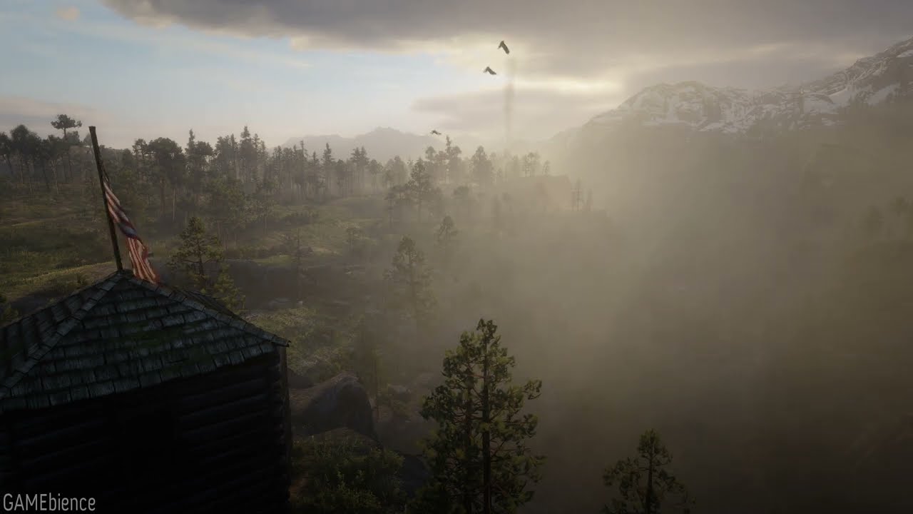 5 Hour - Red Dead Redemption 2 - Fort Wallace View Ambience - YouTube
