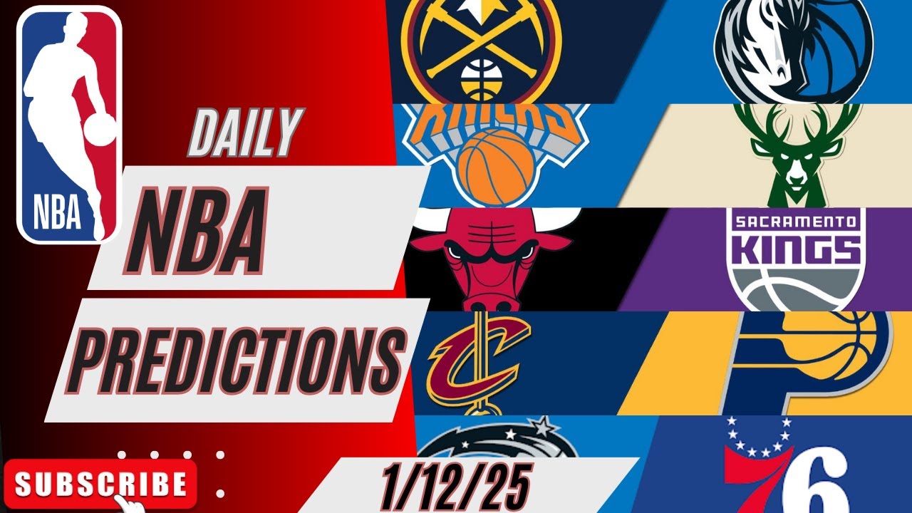 NBA Predictions Today 1/12/25 NBA FREE PICKS and Betting Tips | NBA ...