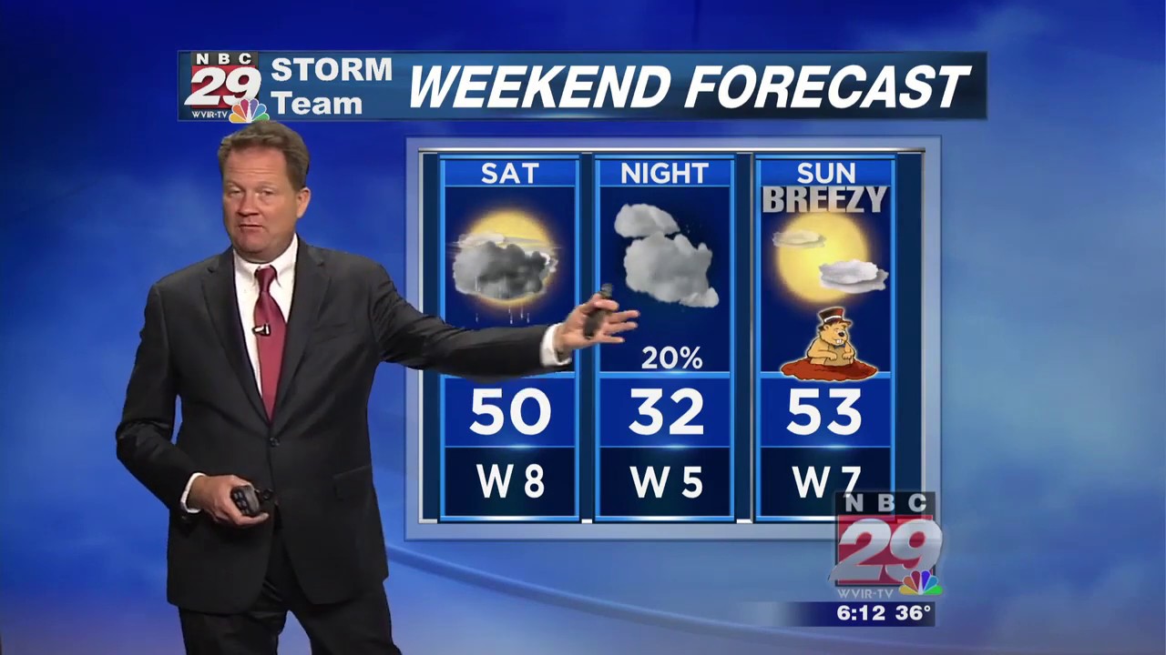 Eric Pritchett NBC29 6 PM Weather - January 30, 2020 - YouTube