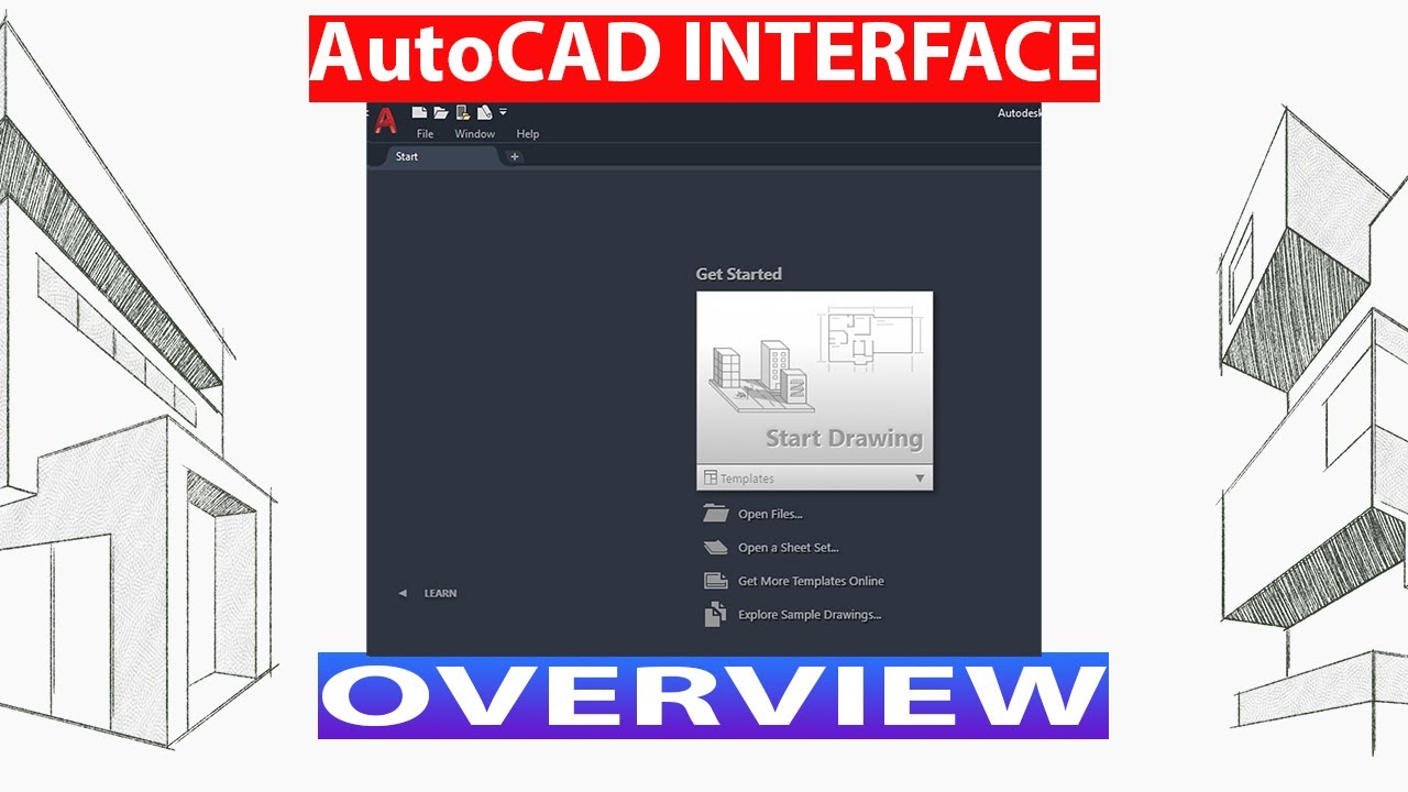 AutoCAD Interface Overview । AutoCAD 2021 - YouTube