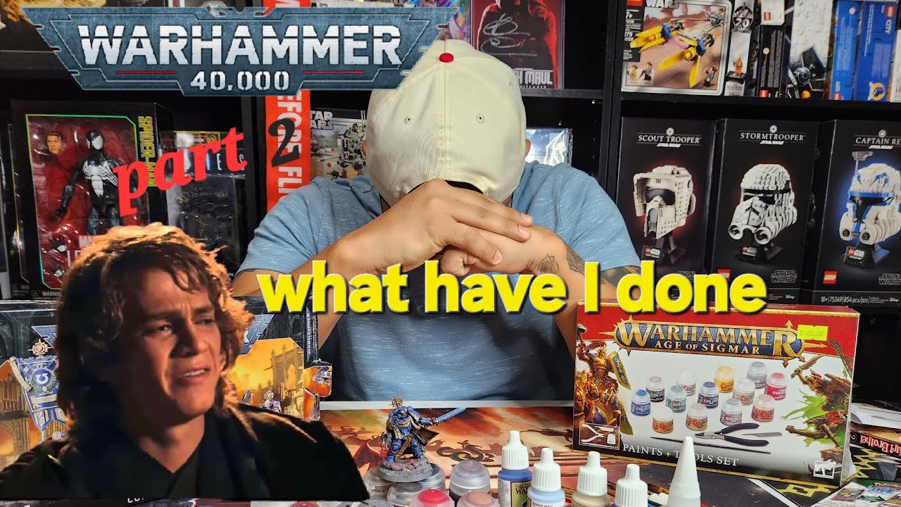 My first Warhammer 40k figure build! part 2 - YouTube