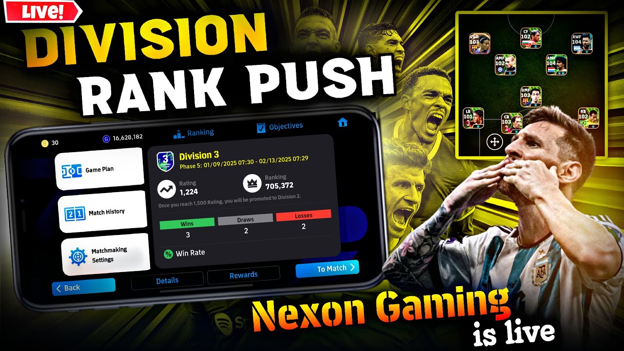 Division Rank Push 🛑 Co-op Mode #efootball #shortslivestreaming # ...