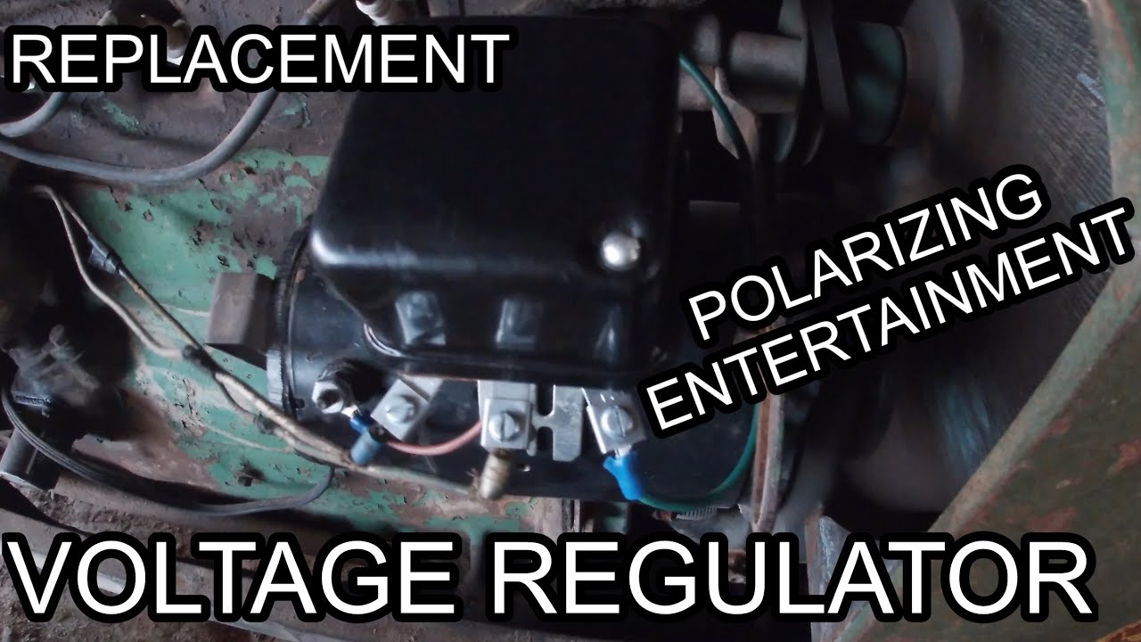 Replacing and Polarizing a Voltage Regulator- Oliver Super 88 - YouTube