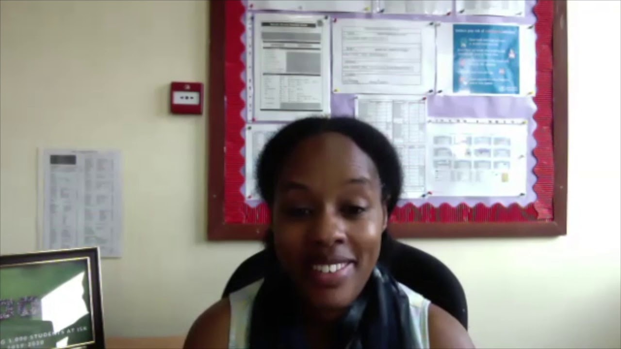 Lions of ISK Interview with Ms. Njoroge- May 2020 - YouTube
