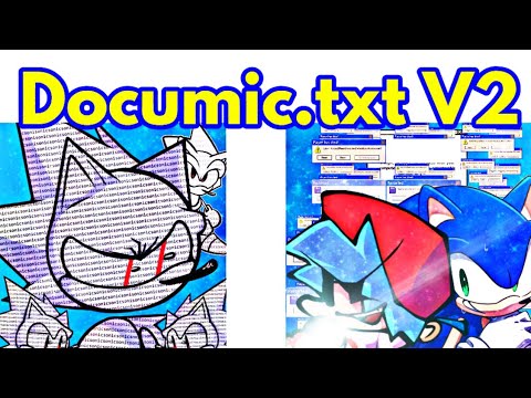 Friday Night Funkin' Vs Documic.txt V2 + Cutscenes | Sonic (FNF Mod ...